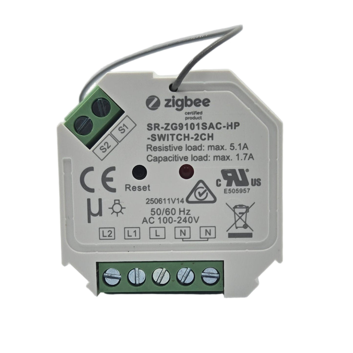 Zigbee 2 Gang In Wall Switch Puk Module Smart Switch - Australian Cert ...