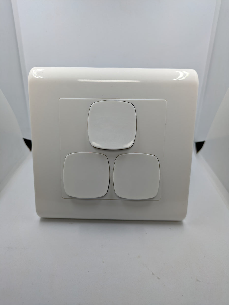 Large Dolly 3 Gang Switch For NDIS SDA Homes – Asthome Smart Electrical ...