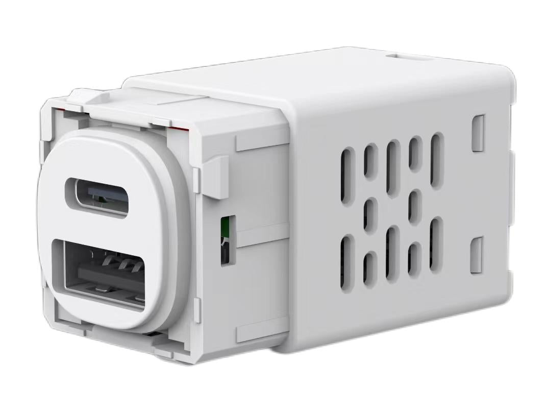 USB Type C & Type A 30 Series Mechanism Switch Mech - White – Asthome ...