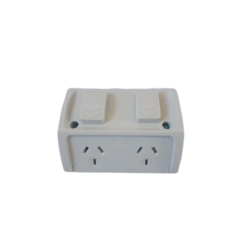 Double External Weatherproof Powerpoint 10A IP53 WPS2 – Asthome Smart ...