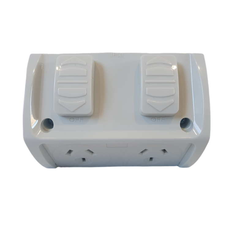 Double External Weatherproof Powerpoint 10A IP53 WPS2 – Asthome Smart ...